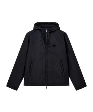 Emporio Armani Logo-monogram Hooded Jacket