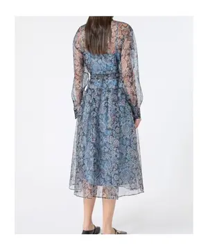 Max Mara Printed Silk Shirt Dress
