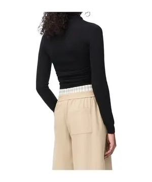Loewe Draped Cardigan In Cashmere And Silk