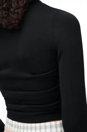 Loewe Draped Cardigan In Cashmere And Silk