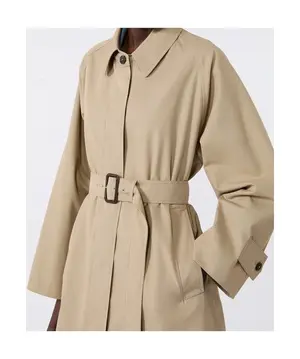 Max Mara Water-repellent Gabardine Trench Coat