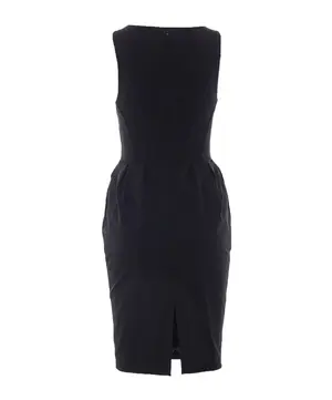 Elisabetta Franchi Zip-front Sleeveless Dress