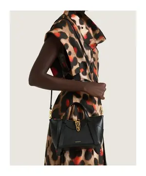 Givenchy Shirt Dress In Leopard Silk With Deconstructed Collar