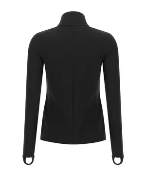 COURREGES Courrèges Zipped Second Skin Mockneck Top