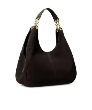 Michael Kors Ellie Large Suede Shoulder Bag