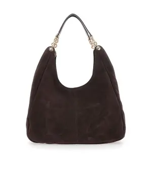 Michael Kors Ellie Large Suede Shoulder Bag