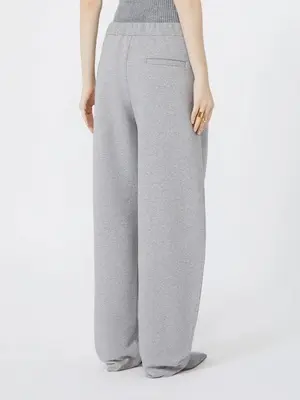 Sportmax Fleece Trousers Light Grey