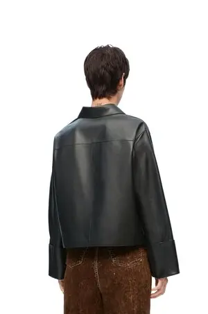 Loewe Turn-up Jacket In Nappa Lambskin