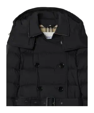 Burberry Audley Belted Long Down Jacket