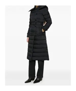 Burberry Audley Belted Long Down Jacket