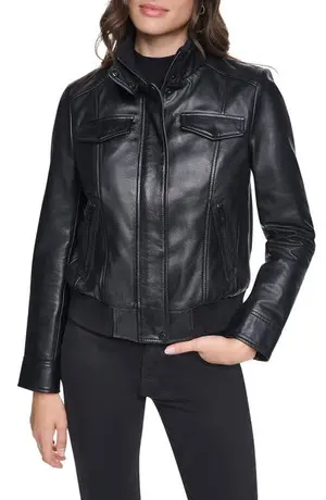 Andrew Marc Leather Jackets For Women