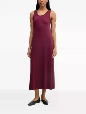 Marc O'polo Scoop-neck Side-slit Midi Dress