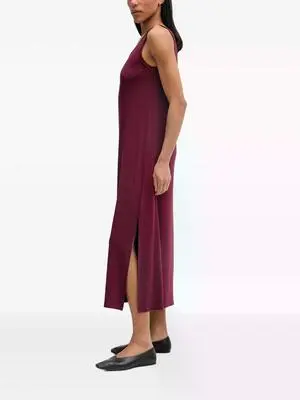 Marc O'polo Scoop-neck Side-slit Midi Dress