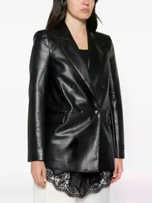 ERMANNO FIRENZE Double-breasted Peak-lapel Blazer