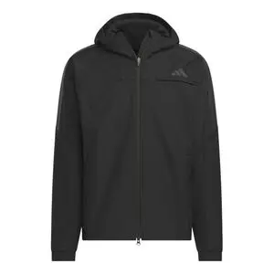 Adidas Warm Woven Hooded Jacket - Black
