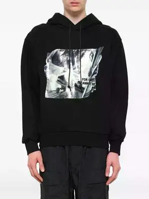 JUUN.J Graphic-print Drawstring Hoodie
