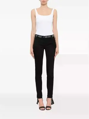 Kenzo Logo-waistband Skinny Trousers