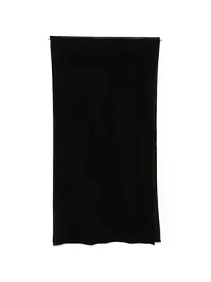 ABSOLUT CASHMERE Fine-knit Cashmere Scarf - Black