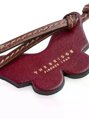 THE BRIDGE Butterfly Leather Keyring