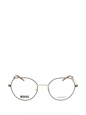 BOSS Round-frame Glasses - Gold