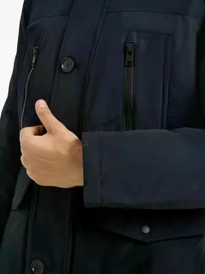 Woolrich Hooded Logo-patch Coat