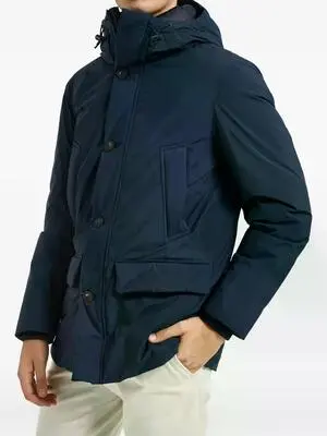 Woolrich Hooded Button-fastening Coat