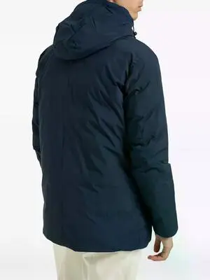 Woolrich Hooded Button-fastening Coat