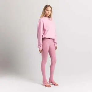SKIMS Crewneck | Pink | | Cotton Fleece