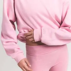 SKIMS Crewneck | Pink | | Cotton Fleece