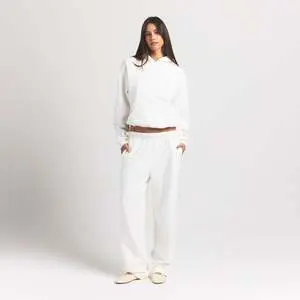 SKIMS Hoodie | White | Large | Cotton Fleece