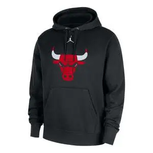 Nike Chicago Bulls Club Fleece Hoodie - Black