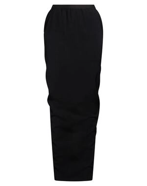 Rick Owens Maxi Skirt Size Virgin Wool, Polyamide, Elastane