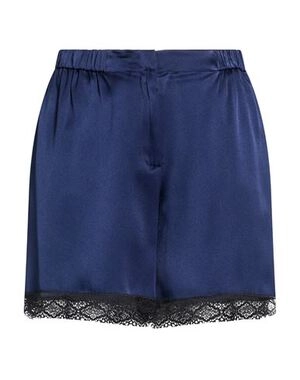 Alberta Ferretti Shorts & Bermuda Shorts Size Acetate, Silk - Navy