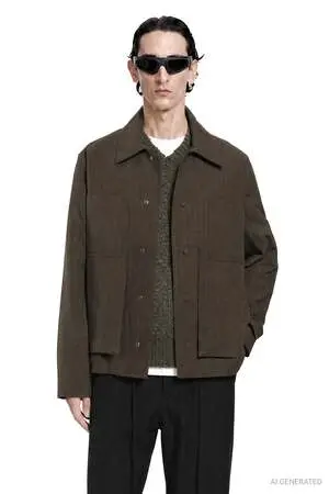 CRAIG GREEN Embroidered Linestitch Worker Jacket