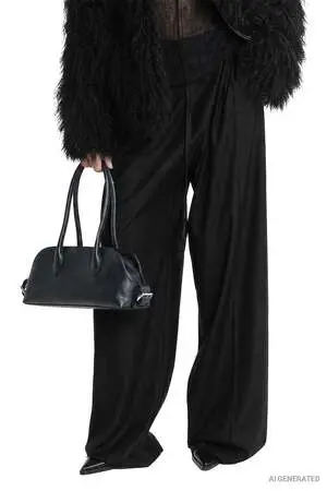ANDREA YA AQOV Wide Wool Pants
