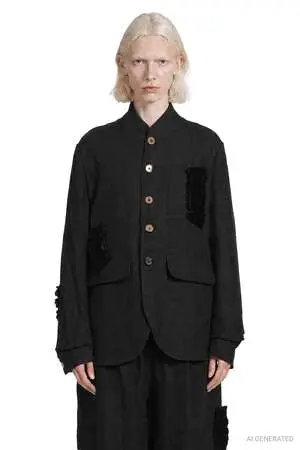 ALEKSANDR MANAMIS Romance Coat - Black