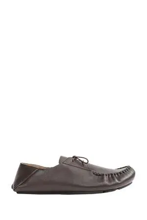Loewe Soft Calfskin Rambla Boat Shoes