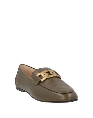 TOD'S Loafers Khaki Size Leather