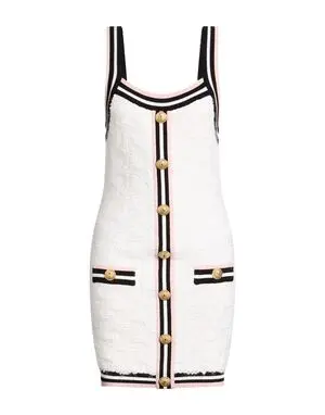 Balmain Mini Dress Size Polyamide, Viscose, Cotton, Polyester
