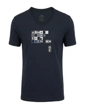 Armani Exchange T-shirt Size Pima Cotton - Blue