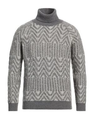 PANICALE Turtleneck Light Size Wool, Cashmere - Grey