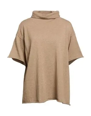 Liviana Conti Turtleneck Sand Size Virgin Wool