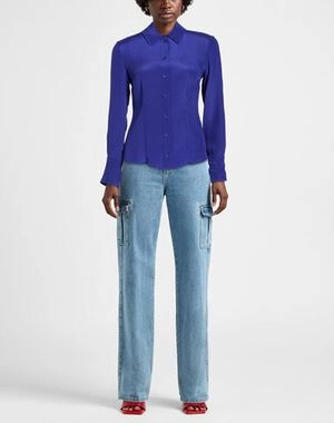 Momoni Shirt Bright Size Acetate, Silk