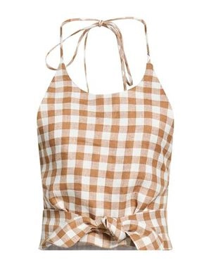 Asceno Top Size Linen - Brown