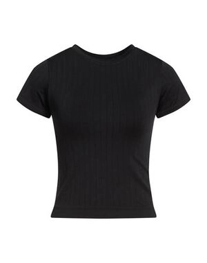 PRISM Woman T-shirt Black Size 1 Polyamide, Elastane
