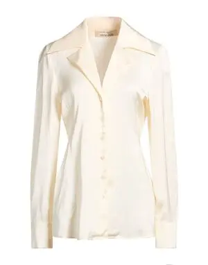 TRUSSARDI Shirt Cream Size Viscose