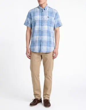 Barbour Shirt Azure Size Linen, Lyocell