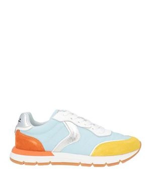 VOILE BLANCHE Sneakers Size Leather, Textile Fibers - Blue