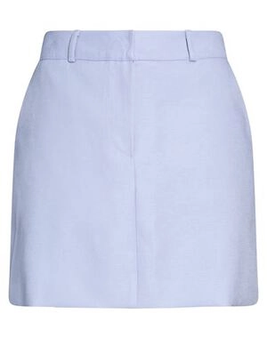 THE FRANKIE SHOP Mini Skirt Size Polyester, Rayon, Linen - Blue