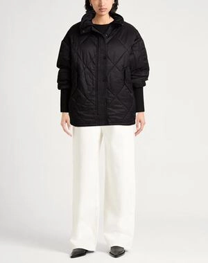 LA FILLE DES FLEURS Puffer Size Nylon - Black